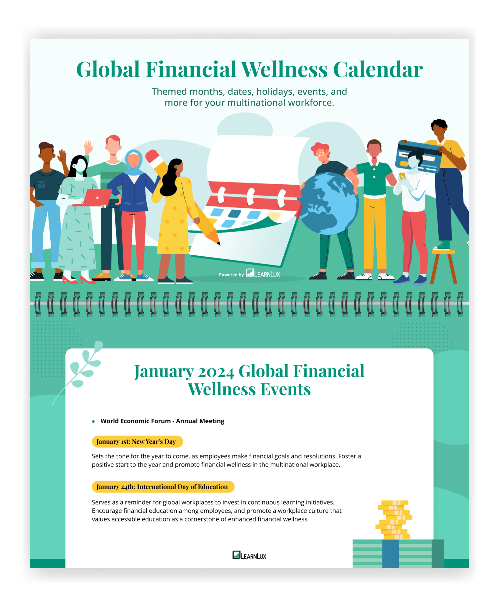 Thank You. Your Global Financial Wellness Calendar is ready to view